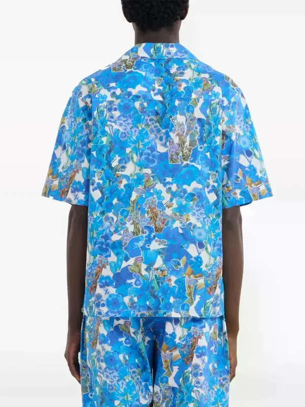 Marni Floral-print Cotton Shirt