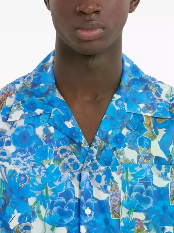 Marni Floral-print Cotton Shirt