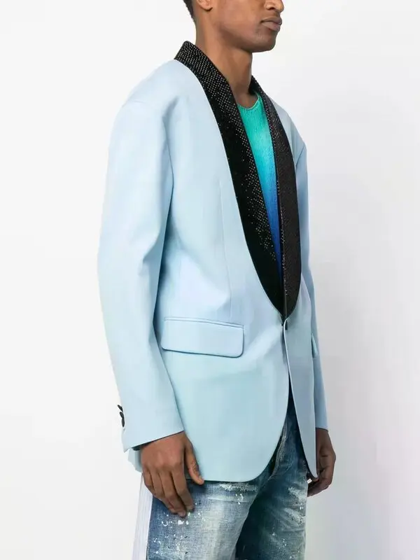 Dsquared2 Crystal-embellished Single-breasted Blazer