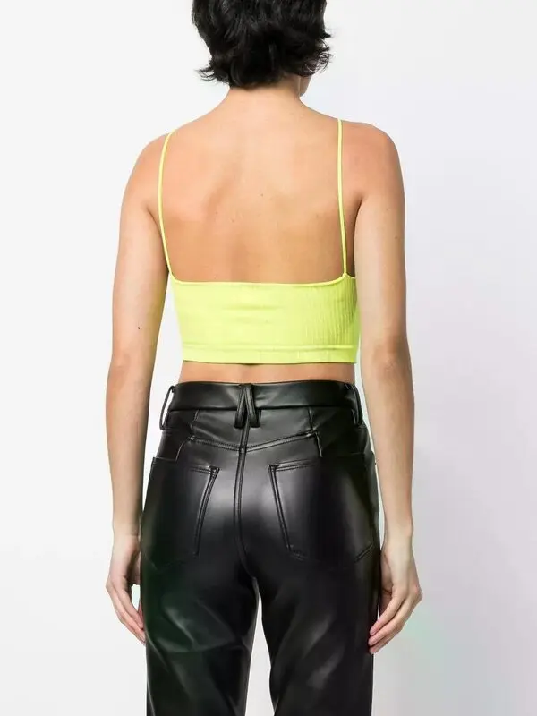 Dsquared2 Ribbed-knit Bralette Top