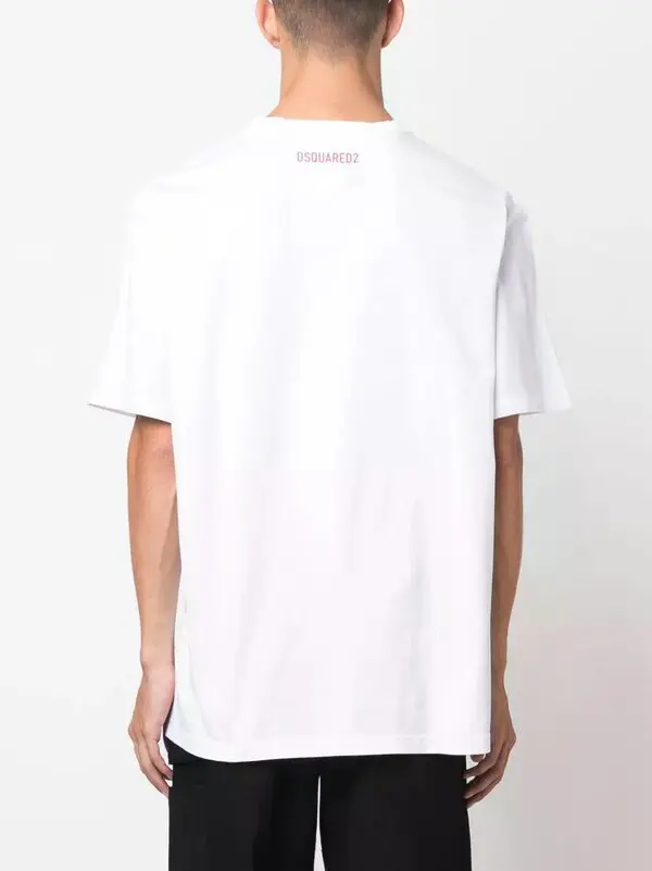 Dsquared2 Slogan-print Cotton T-shirt