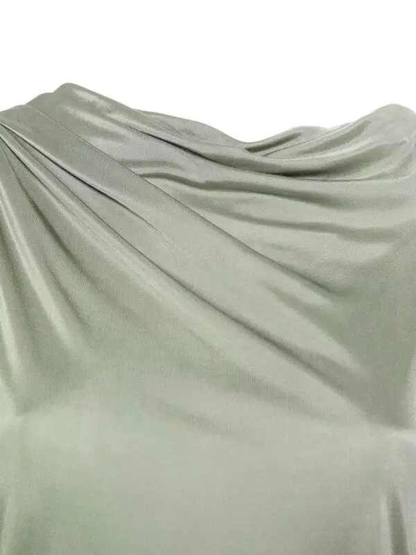 Rick Owens Shailee Draped Open-back Maxi Dress
