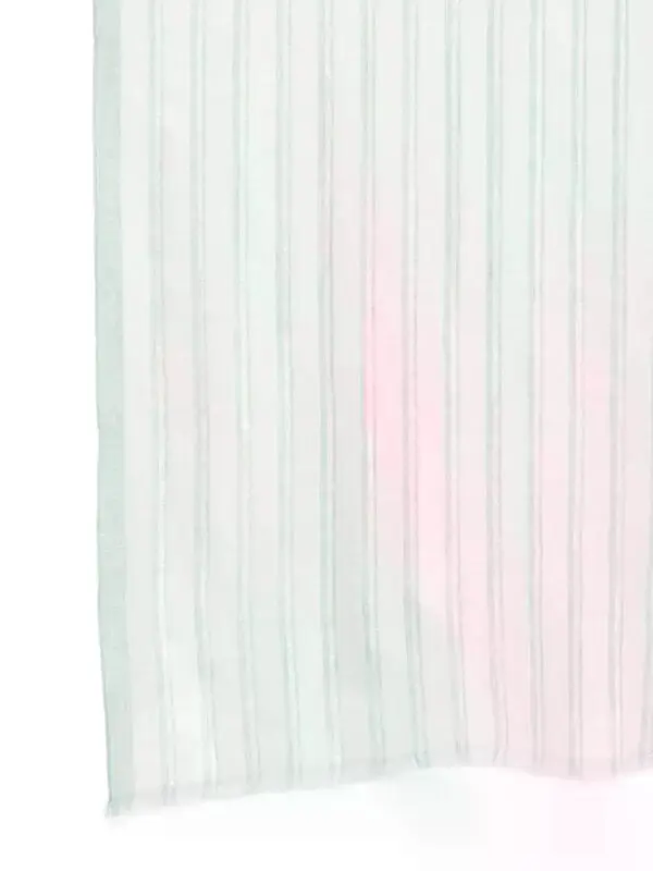 Eleventy Stripe-pattern Lurex-detail Scarf
