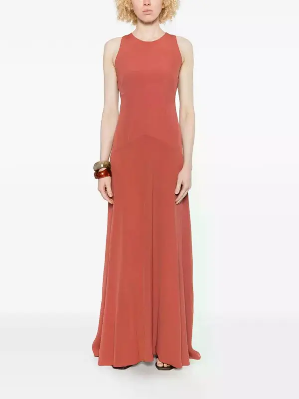 Erika Cavallini Racer-back Flared Dress
