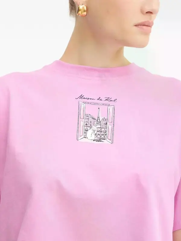 Karl Lagerfeld Eiffel Tower Graphic T-shirt