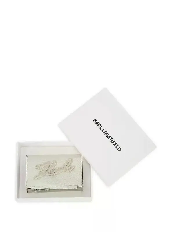 Karl Lagerfeld Textured Logo Wallet