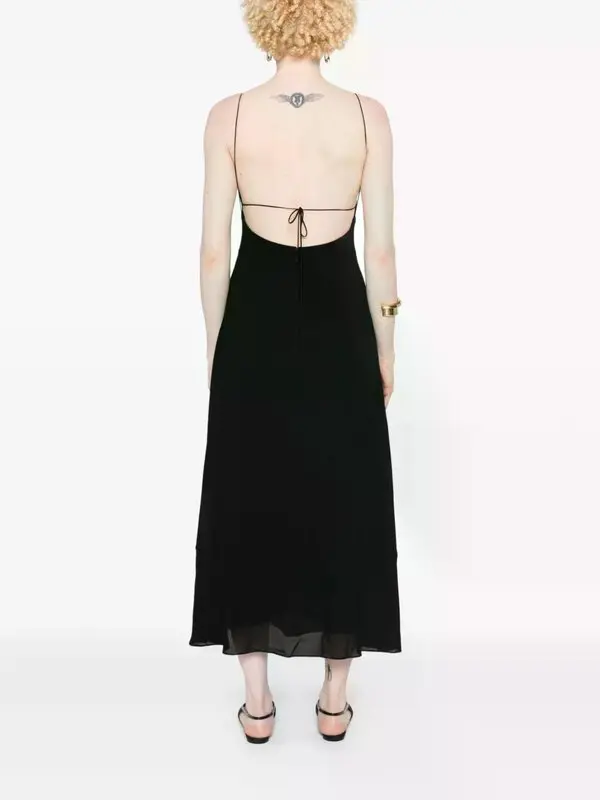 Saint Laurent Cut-out Midi Dress