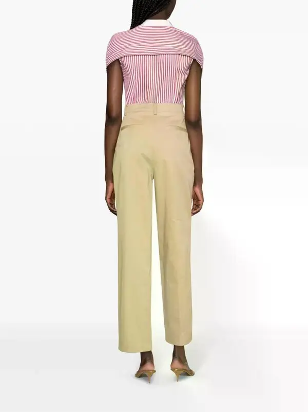Dsquared2 Striped Shirt With Knotted Sleeves