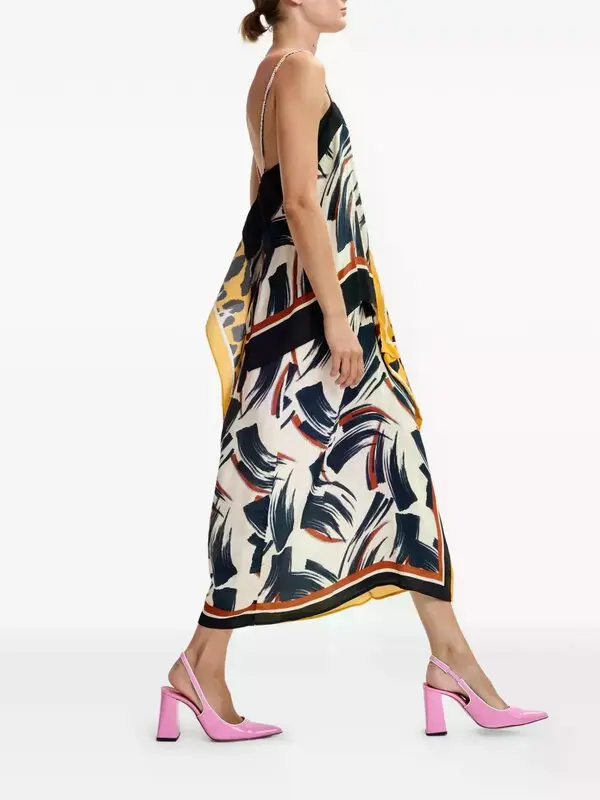 Essentiel Antwerp Draped Ruffled Midi Skirt