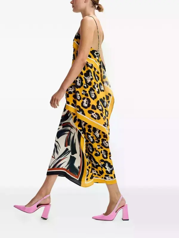 Essentiel Antwerp Draped Ruffled Midi Skirt