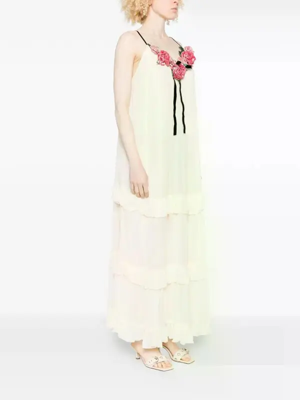 For Love & Lemons Ruffled Maxi Dress