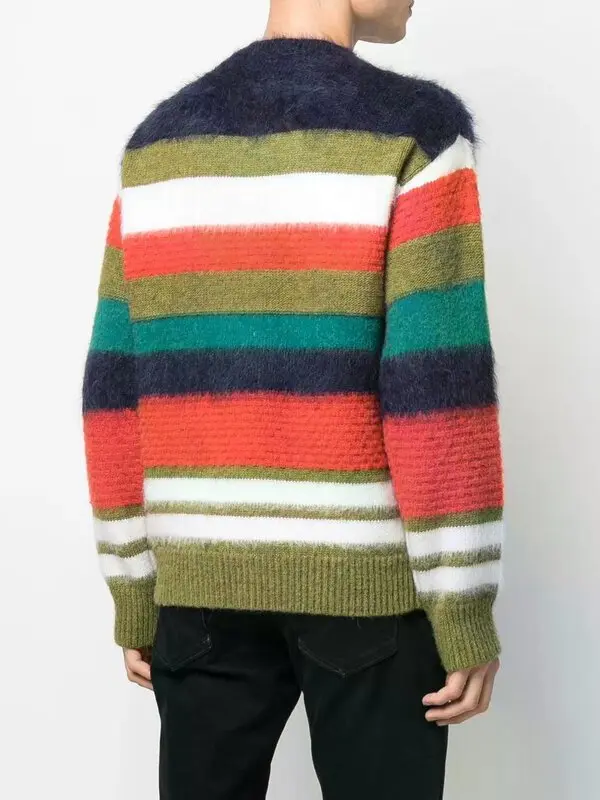 Dsquared2 Striped Crew-neck Jumper
