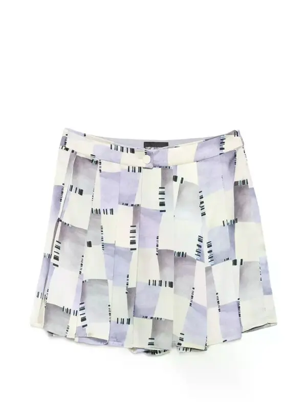 Emporio Armani Abstract-print Shorts