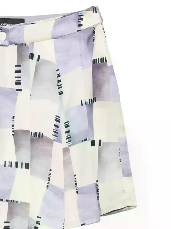 Emporio Armani Abstract-print Shorts