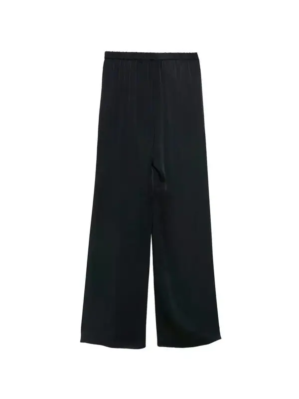 Antonelli Firenze Elasticated Wide-leg Trousers - Black