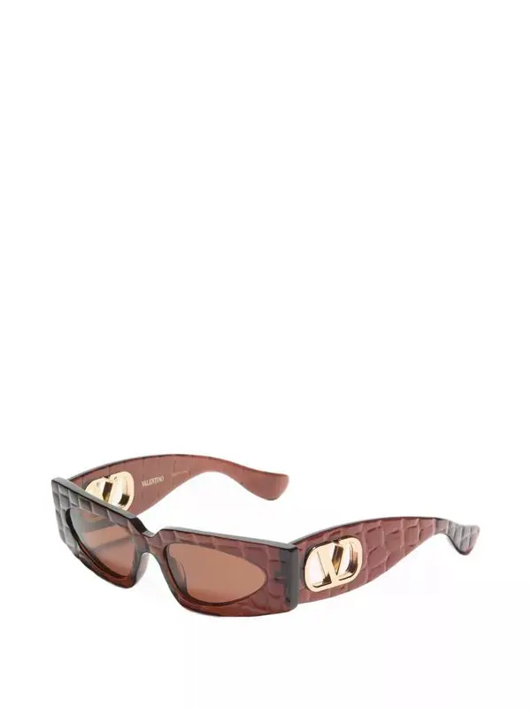 Valentino Garavani Rectangular Acetate Sunglasses
