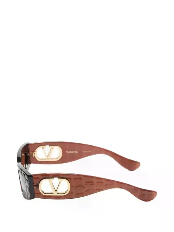 Valentino Garavani Rectangular Acetate Sunglasses
