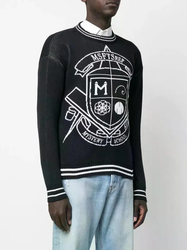 MSFTS Intarsia-knit Logo Jumper