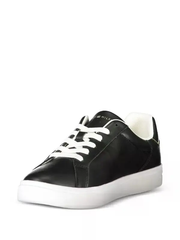 Tommy Hilfiger Logo-print Leather Sneakers