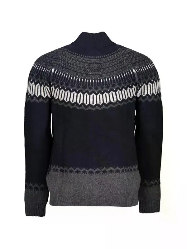 Gant Fair Isle Zip-up Cardigan