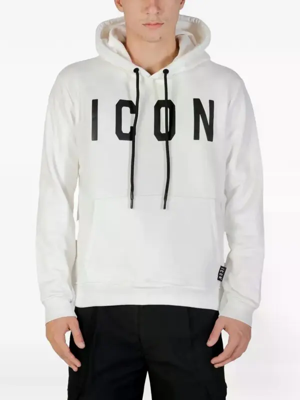 ICON BRAND Logo-print Hoodie