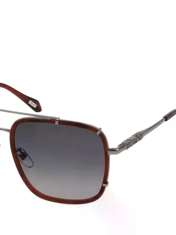 Just Cavalli Square-frame Double-bridge Sunglasses