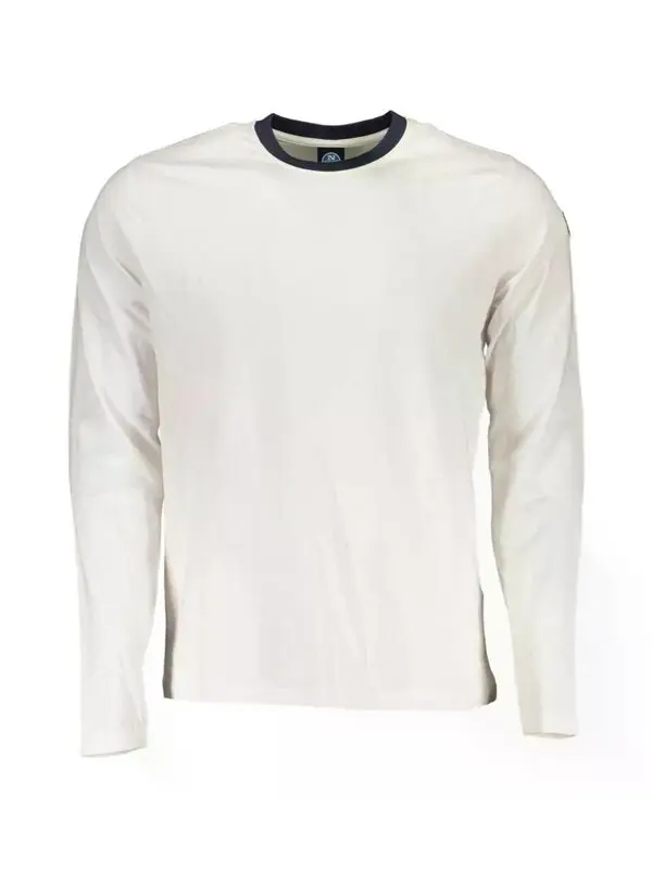 NORTH SAILS Crew-neck Long Sleeve T-shirt - White