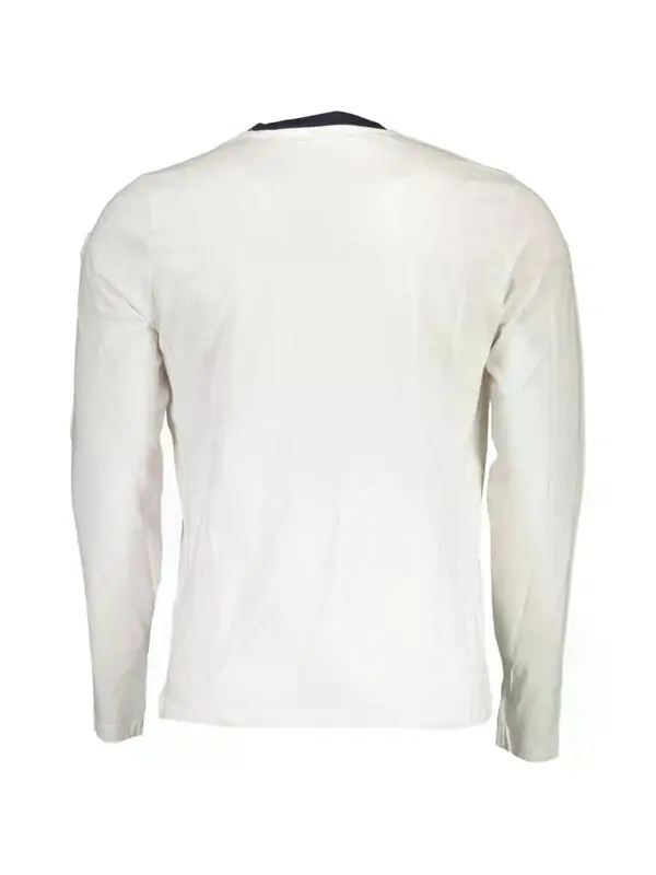 NORTH SAILS Crew-neck Long Sleeve T-shirt - White