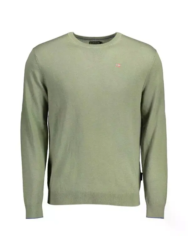 NAPAPIJRI Knitted Sweater With Logo Detail - Green