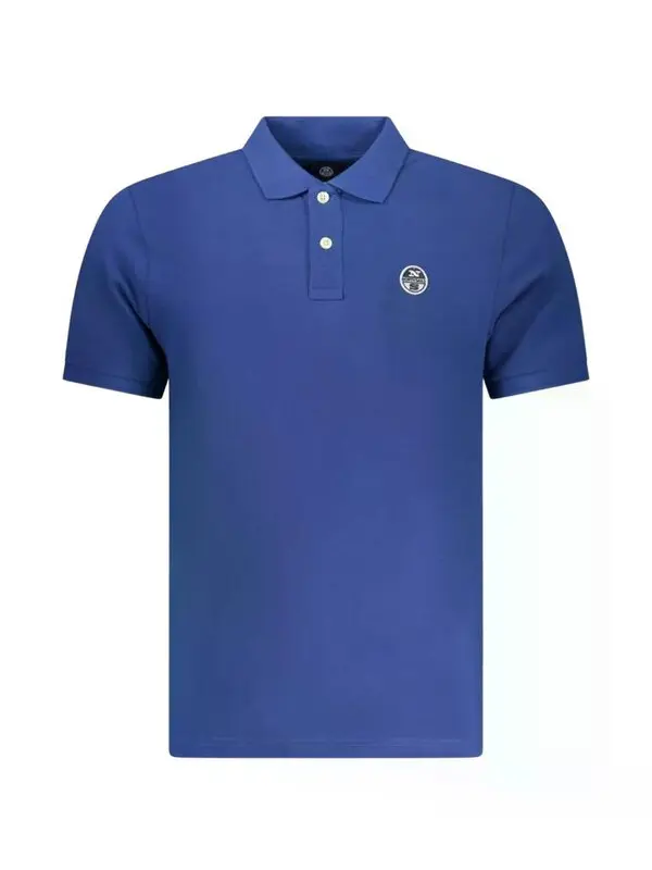NORTH SAILS Logo-patch Polo Shirt - Blue