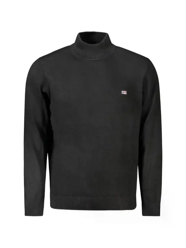 NORWAY 1963 High-neck Sweater With Logo Patch