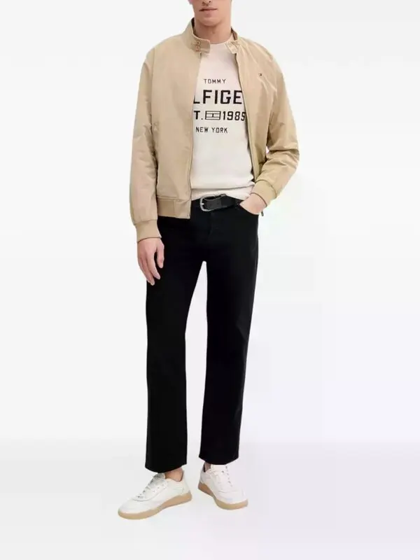 Tommy Hilfiger Knitted Cotton Sweater With Logo