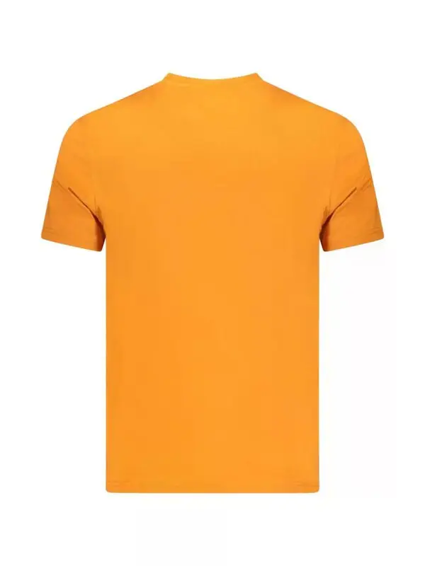 NAPAPIJRI Logo-embroidered Cotton T-shirt - Orange