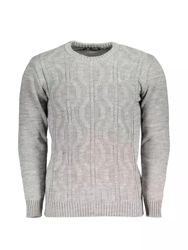 U.S. Grand Cable-knit Elbow-patch Sweater