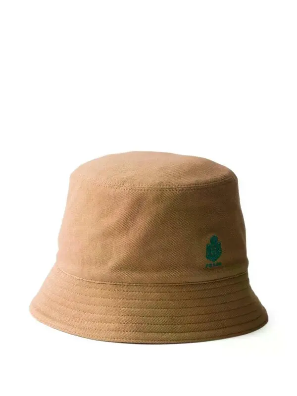 Prada Piqué Bucket Hat - Neutrals