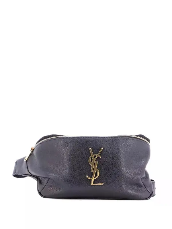 Saint Laurent Classic Monogram Leather Belt Bag
