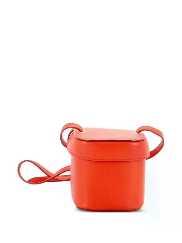 Celine Cuir Triomphe Box Bag - Red