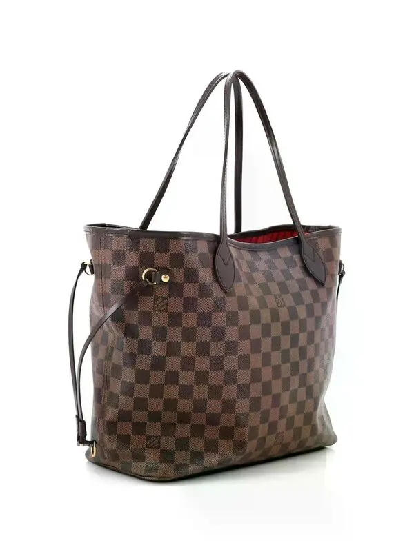 LOUIS VUITTON Neverfull Mm Damier Tote Bag - Brown