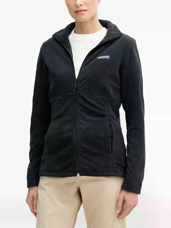 Columbia Fleece Zip-up Sweatshirt With High Neck