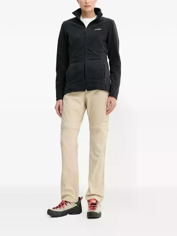 Columbia Fleece Zip-up Sweatshirt With High Neck