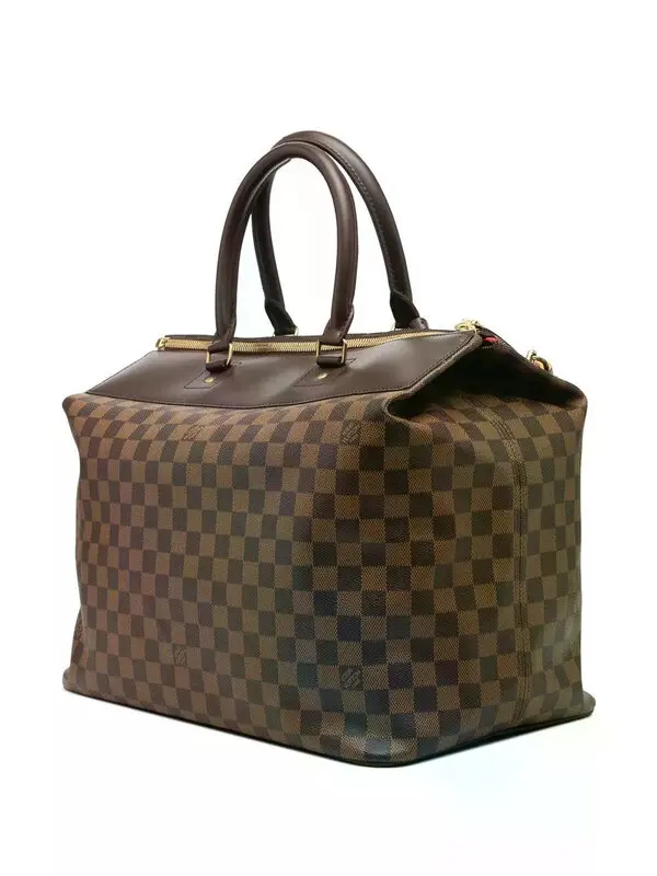LOUIS VUITTON Damier Ebene Greenwich Pm Travel Bag