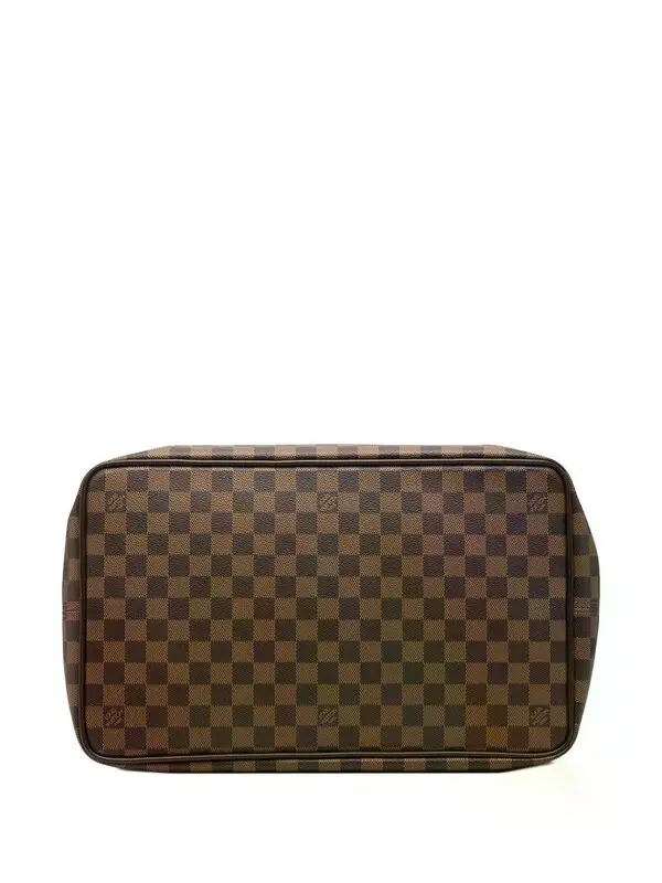 LOUIS VUITTON Damier Ebene Greenwich Pm Travel Bag