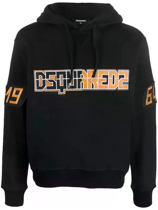Dsquared2 Logo-print Drawstring Hoodie
