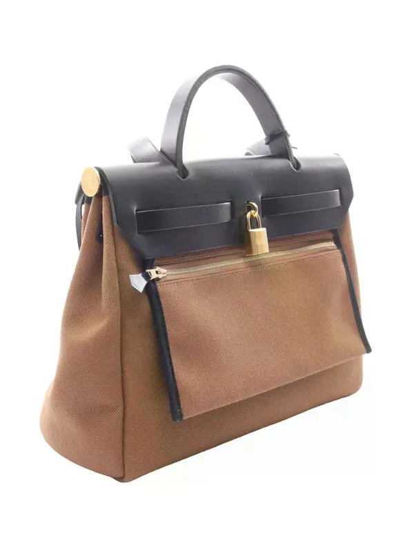 Hermès Herbag Zip 31 Retourne Satchel - Brown