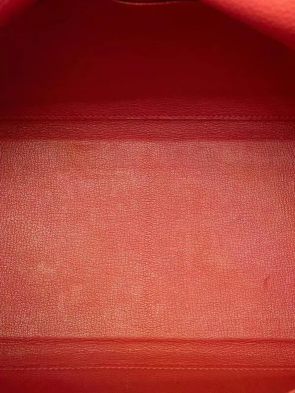 Hermès Clemence Kelly Ii Retourne 35 Satchel - Red