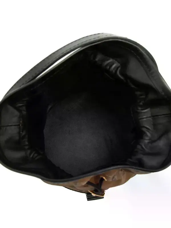 LOUIS VUITTON 2017 Monogram Reverse Petit Noe Trunk Bucket Bag - Brown