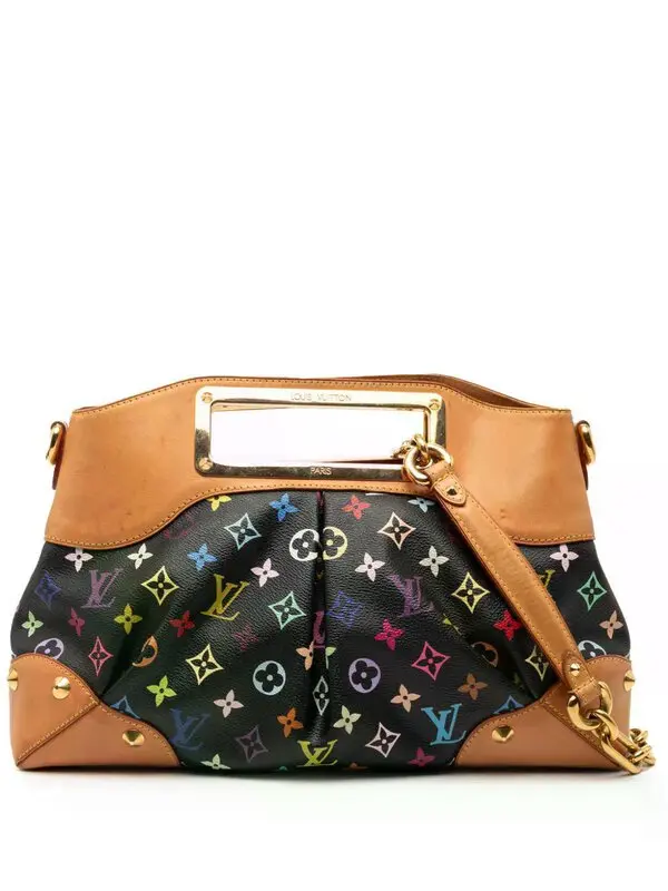 LOUIS VUITTON 2011 Monogram Multicolore Judy Mm Satchel - Black