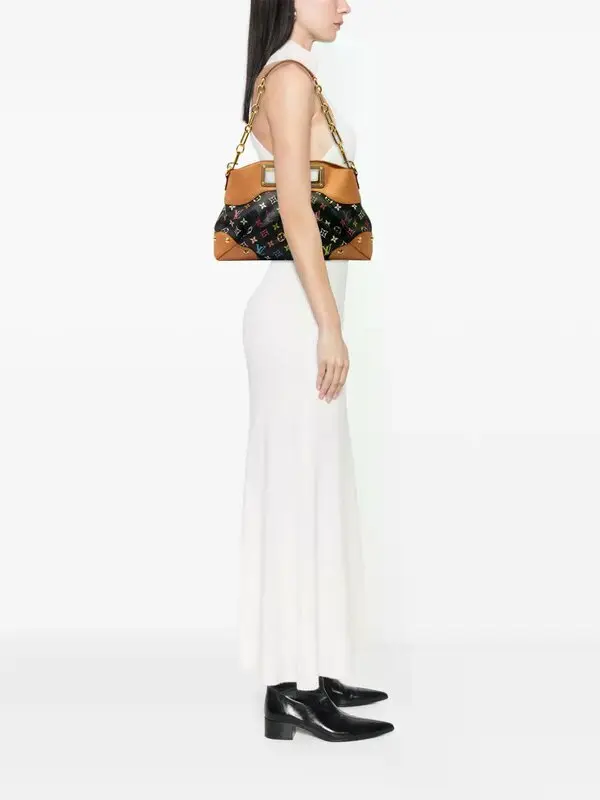 LOUIS VUITTON 2011 Monogram Multicolore Judy Mm Satchel - Black