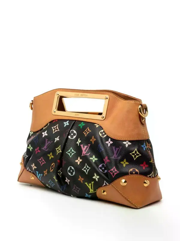LOUIS VUITTON 2011 Monogram Multicolore Judy Mm Satchel - Black