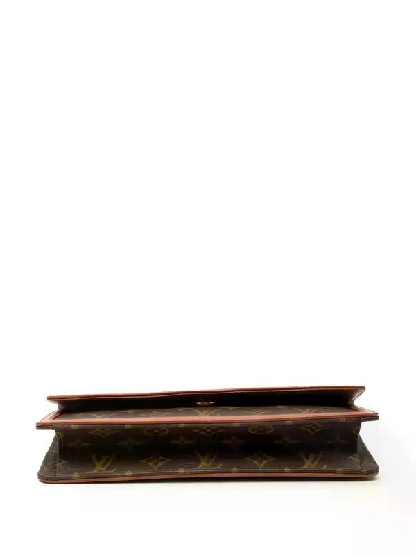LOUIS VUITTON 1991 Monogram Pochette Dame Pm Clutch - Brown